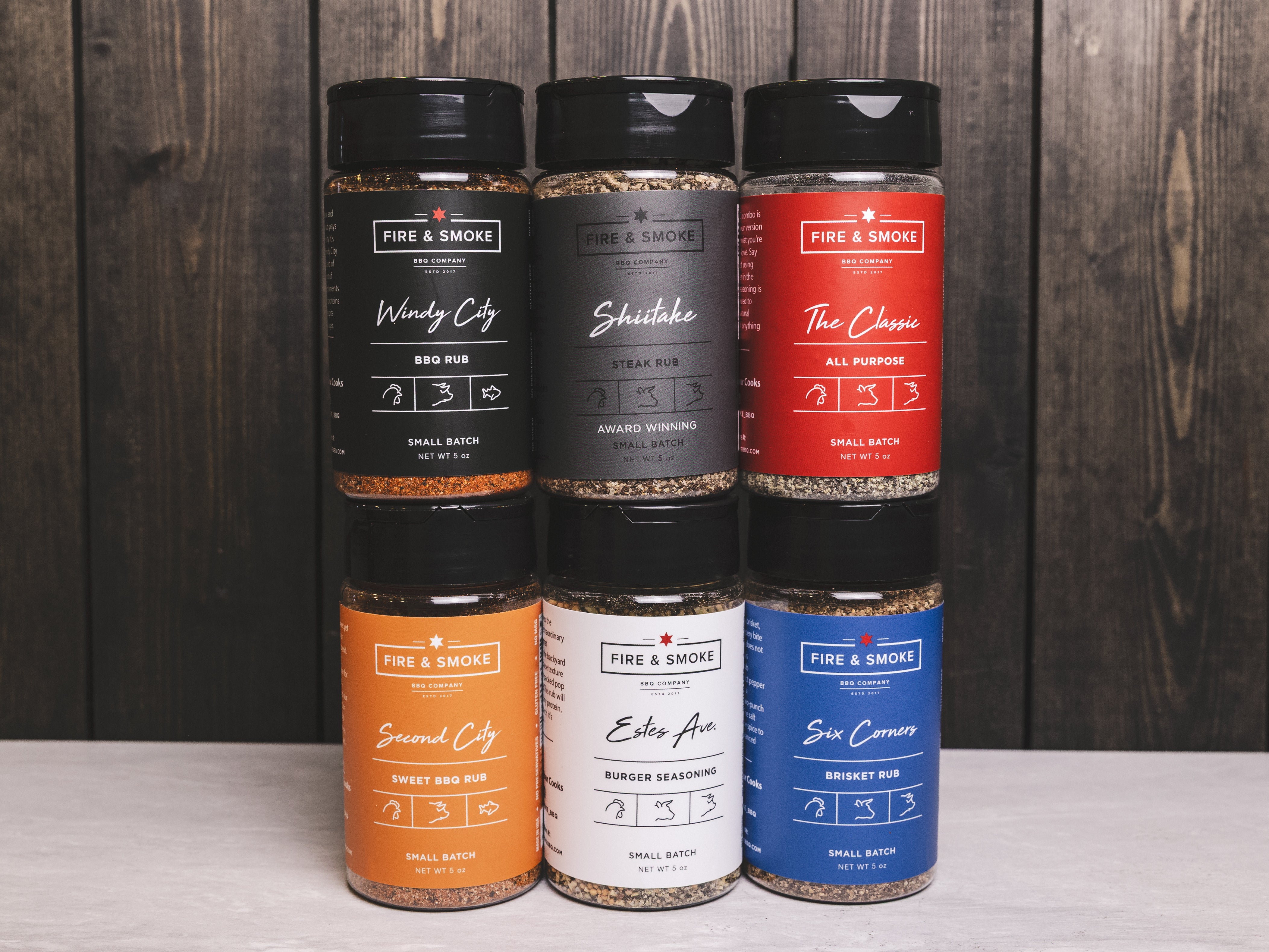 Try all 6 - Fire & Smoke BBQ Company